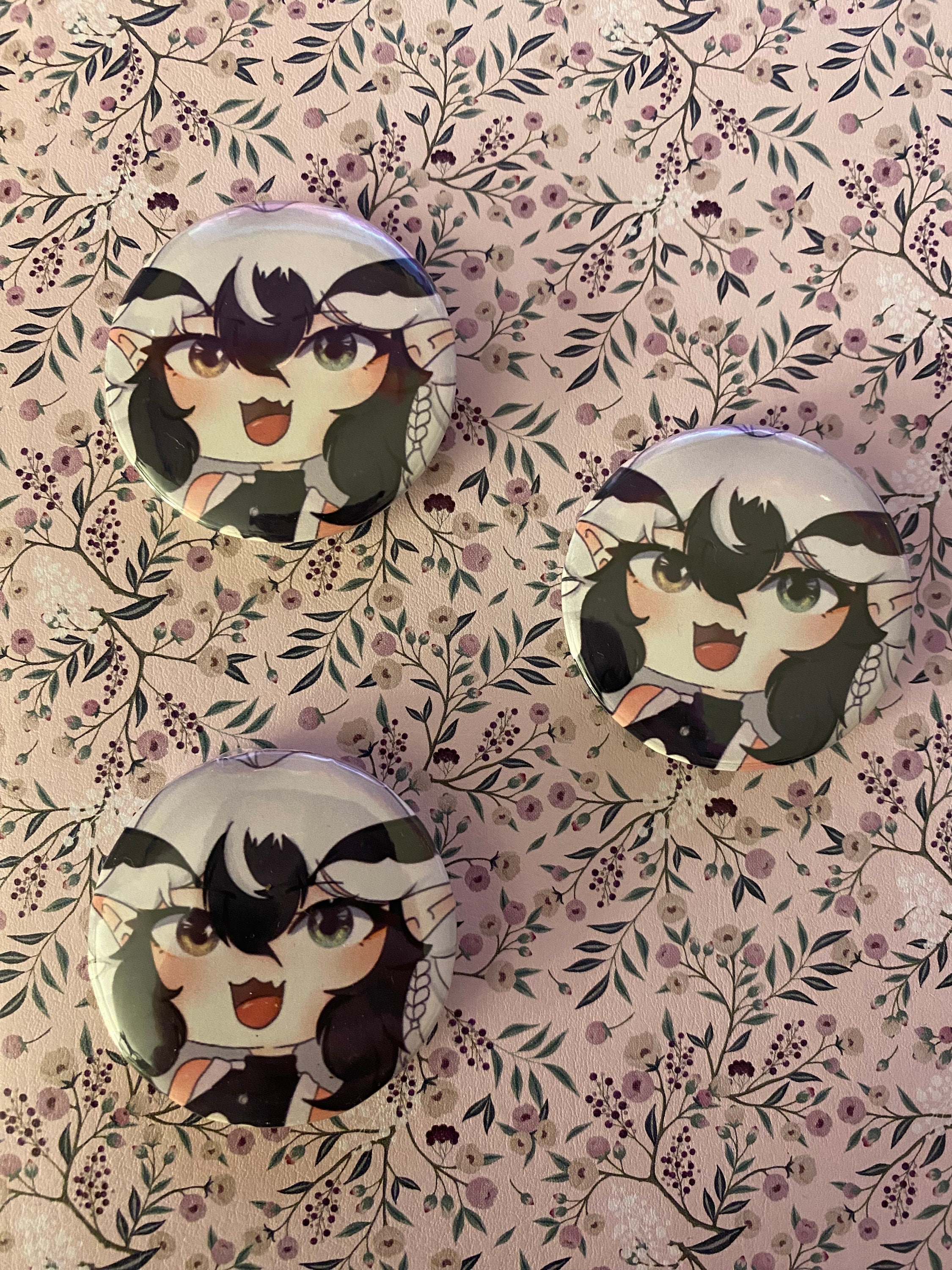 Kinvalley Vtuber Bundle, Vtuber, Indie Vtuber, Mouse Mat, Button, Art ...