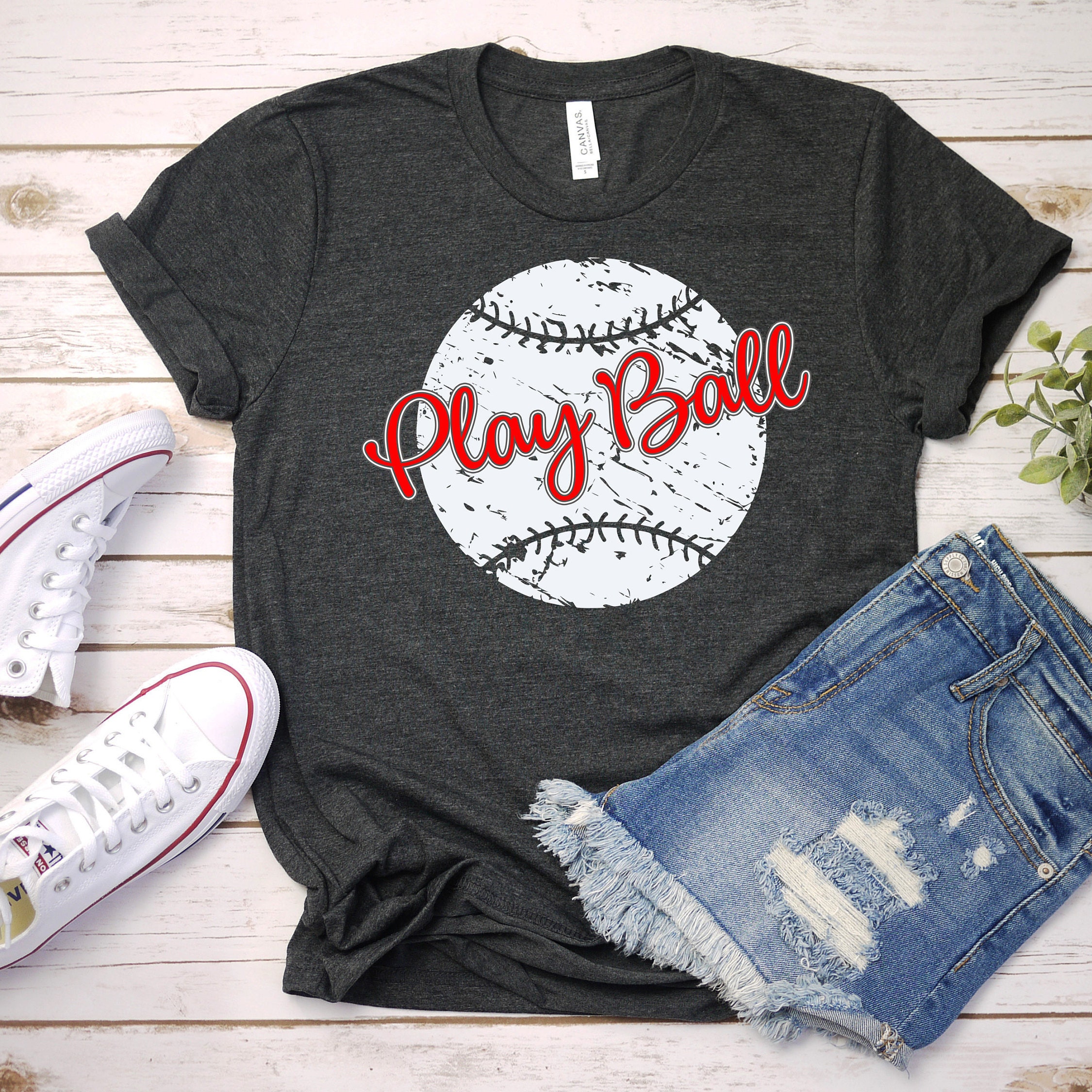 Play Ball Baseball T Shirt | Etsy