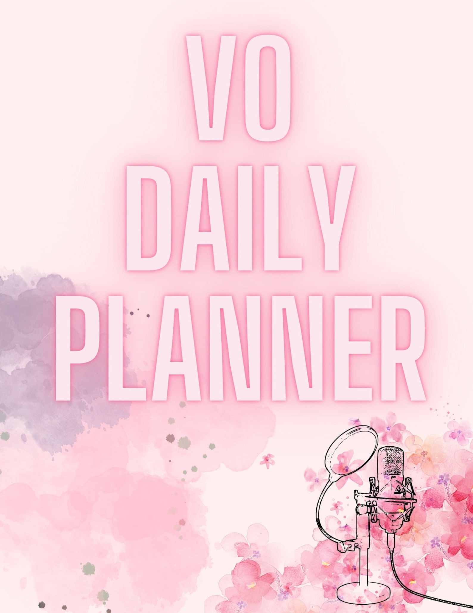 Voiceover Daily Planner - Etsy