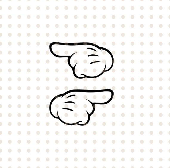 Minnie Mouse Hands Clip Art