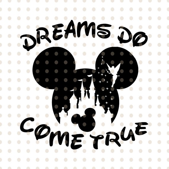 Disneyland Castle Dreams Come True Mickey Mouse Head Cutting Etsy
