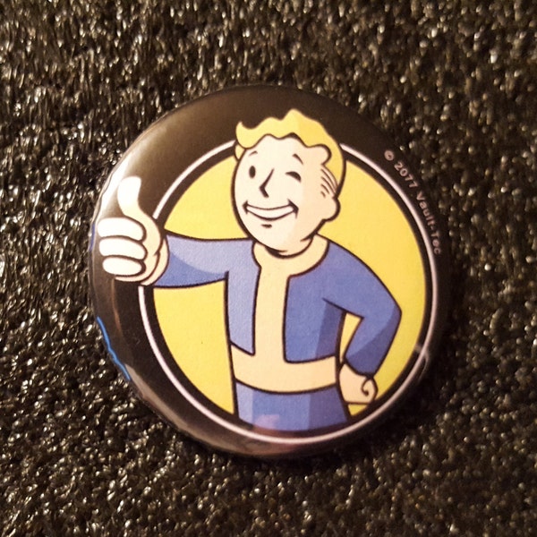 Fallout Button Pins - Etsy