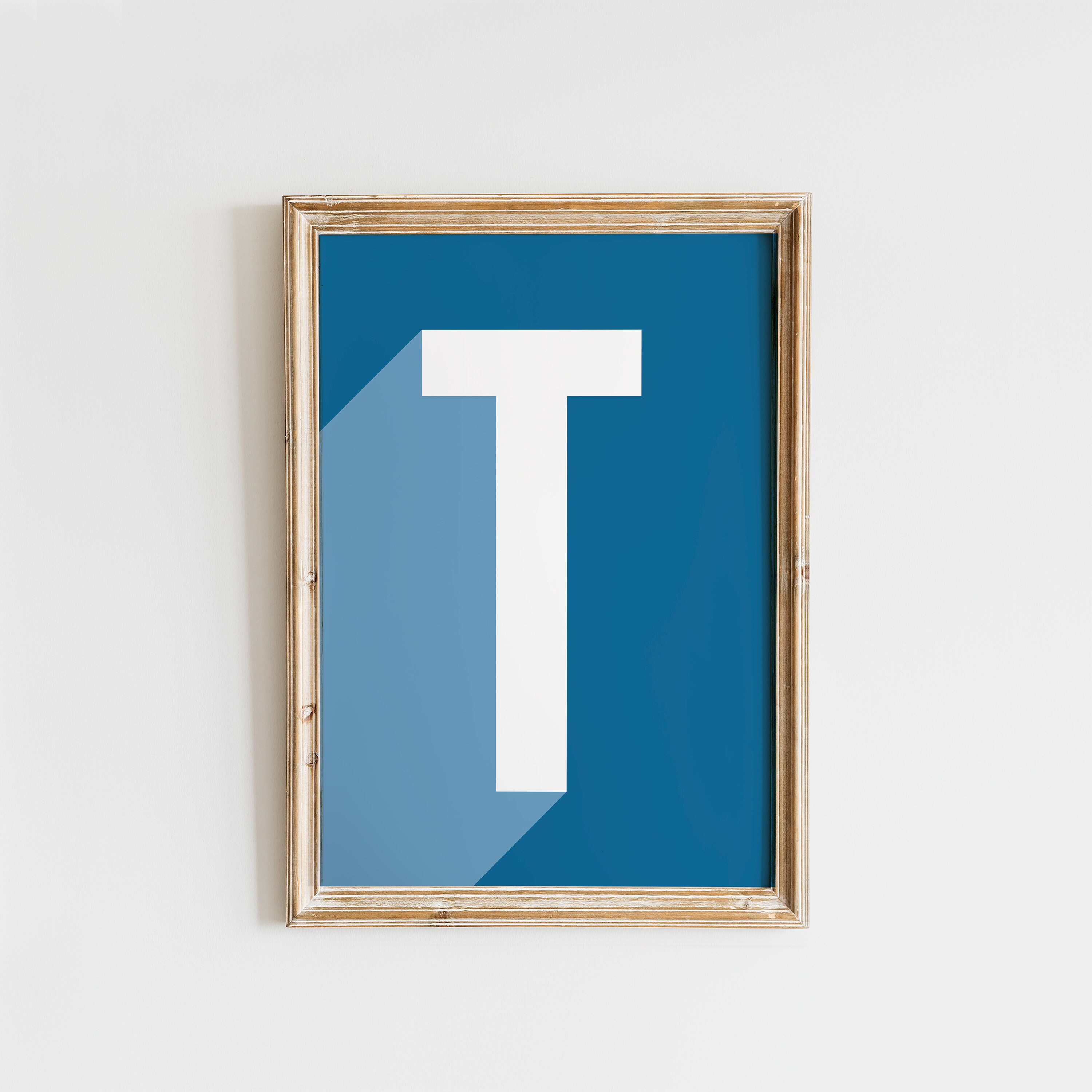 Letter T Pink Initial Print, Alphabet Print, Kids Bedroom Print, Baby ...