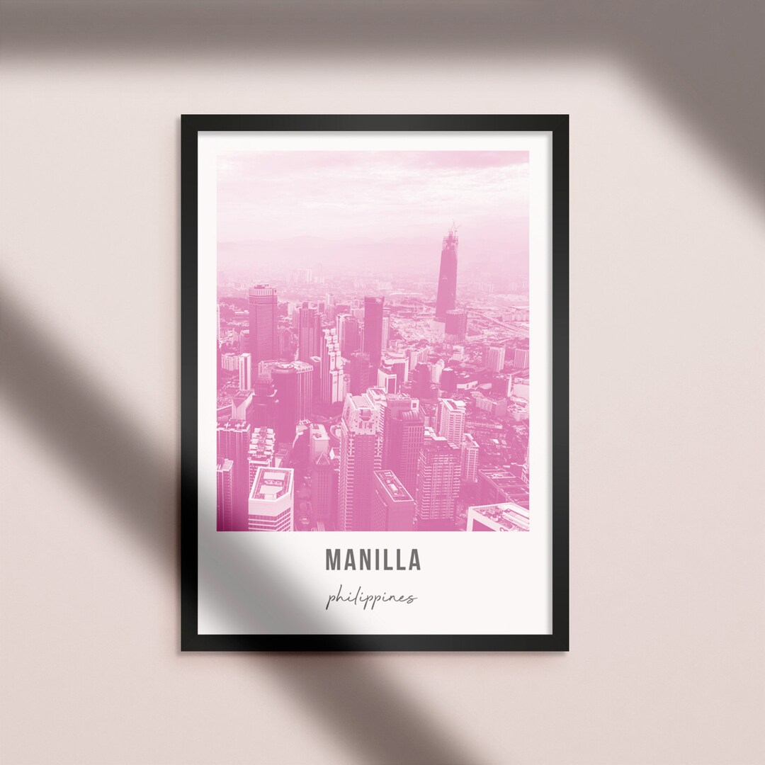 Manilla Art, Philippines Print, Philippines Wall Art, Manilla Poster ...