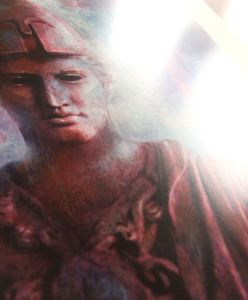 Goddess Athena Digital Print ,premium Satin Photo Paper 300 Gm Ancient ...