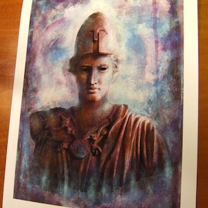 Goddess Athena - Digital Print ,premium Satin Photo Paper 300 Gm ...