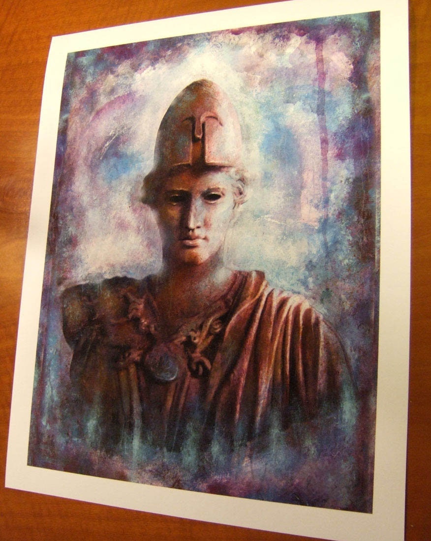 Goddess Athena - Digital Print ,premium Satin Photo Paper 300 Gm ...