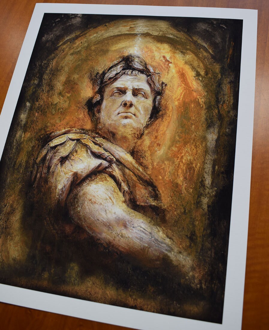 Julius Caesar Giclee Art Print on Hahnemühle Photo Matt Fibre Warm ...