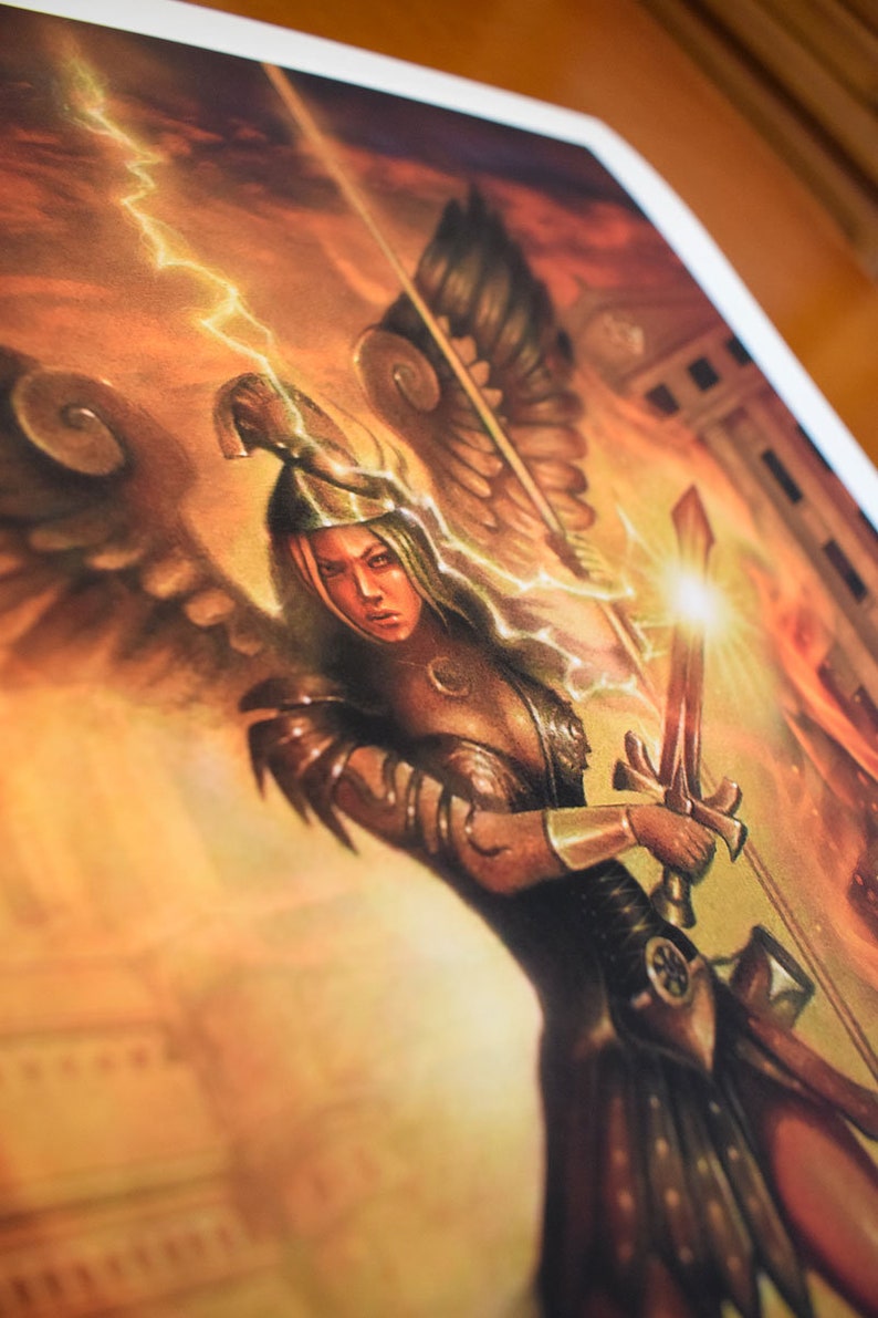 Nemesis (goddess of Revenge) Giclee Art Print on Hahnemühle Photo Matt ...