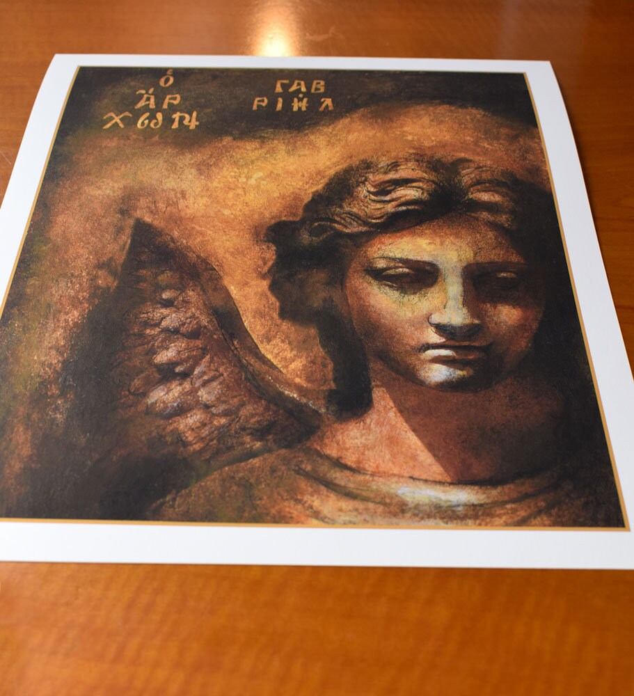 Archangel Gabriel - Giclee Art Print on Hahnemühle Photo Matt Fibre ...