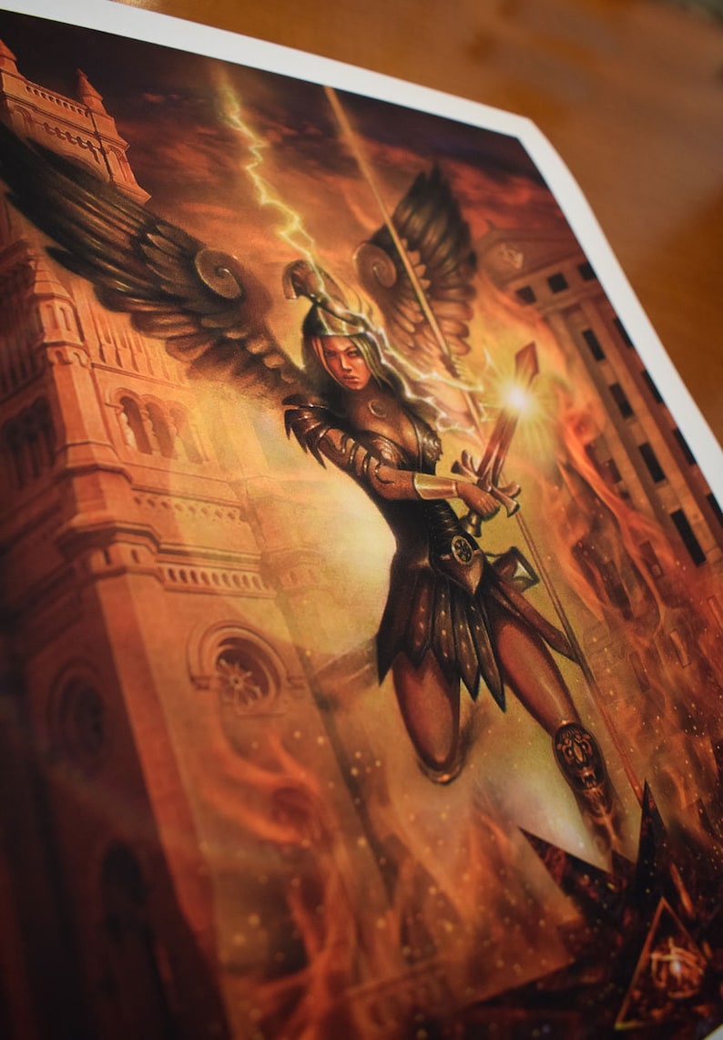 Nemesis (goddess of Revenge) Giclee Art Print on Hahnemühle Photo Matt ...