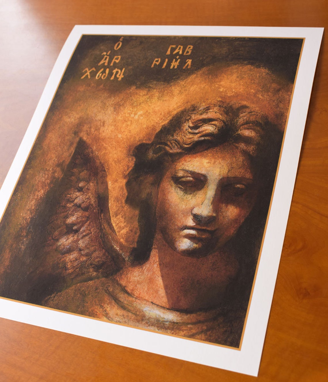 Archangel Gabriel - Giclee Art Print on Hahnemühle Photo Matt Fibre ...