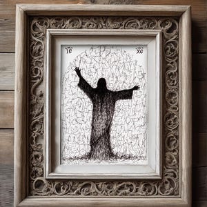Jesus From Nazareth - ORIGINAL ART - (unframed) Pencil on Paper - Etsy