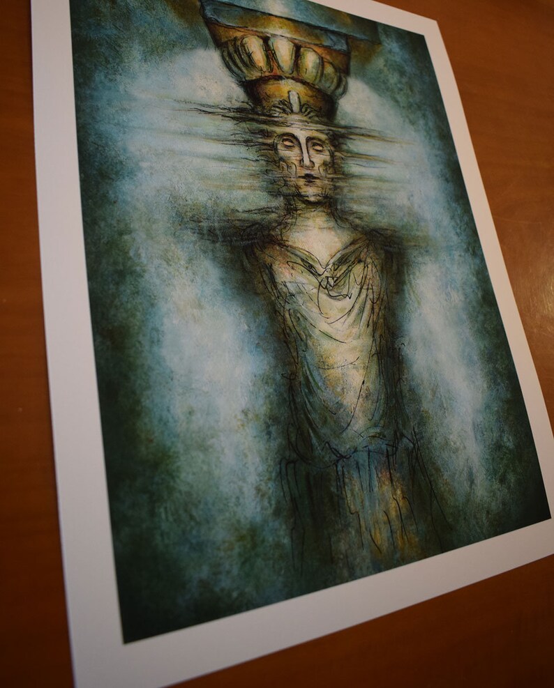 Immortality Giclee Art Print on Hahnemühle Photo Matt Fibre Warm White ...