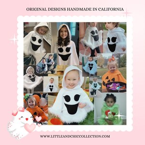 Ghost Boo Happy Girly Lashes Halloween Poncho - Ghost Poncho - Ghost ...