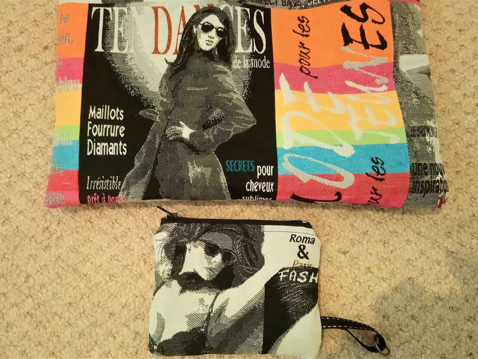 Tote Bag With Matching Coin Purse, Tote, Shopping Bag, Everyday Bag ...