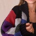 Harry Styles Inspired Cardigan Colour Block Patchwork - Etsy