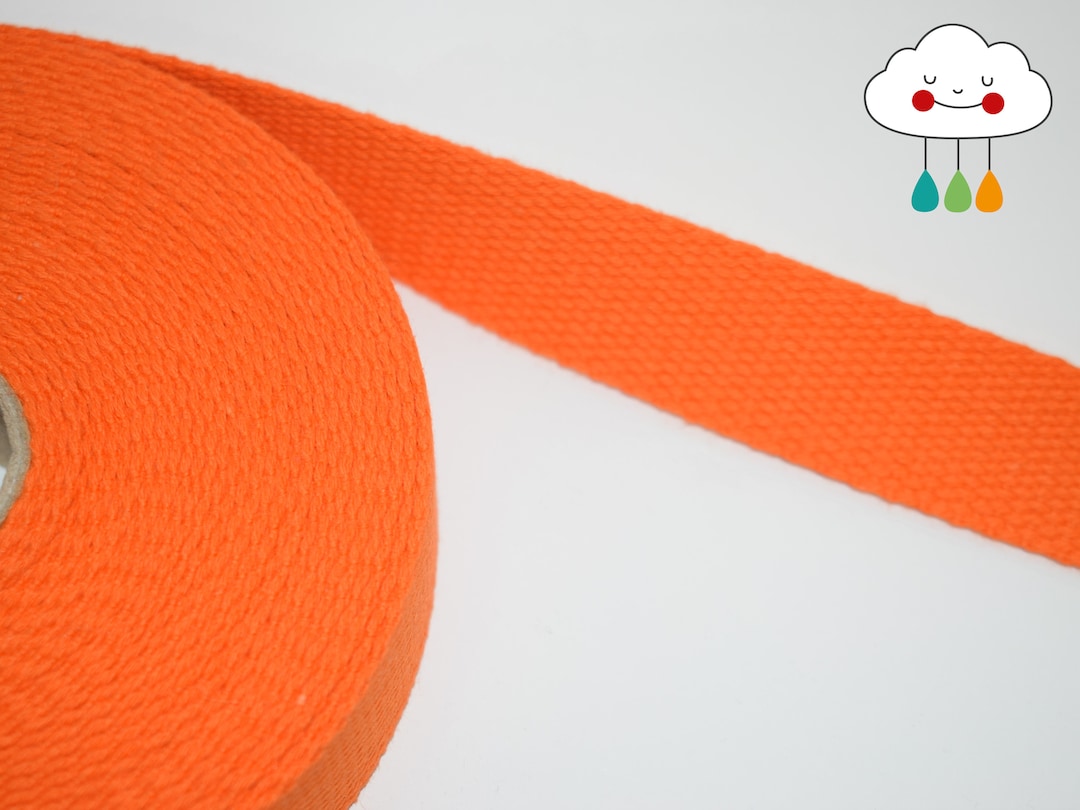 Webbing Orange 25 Mm - Etsy