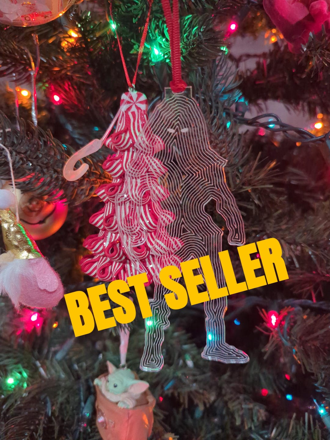 The Predator Christmas Tree Ornament, Car Charms, Rear View Mirror ...