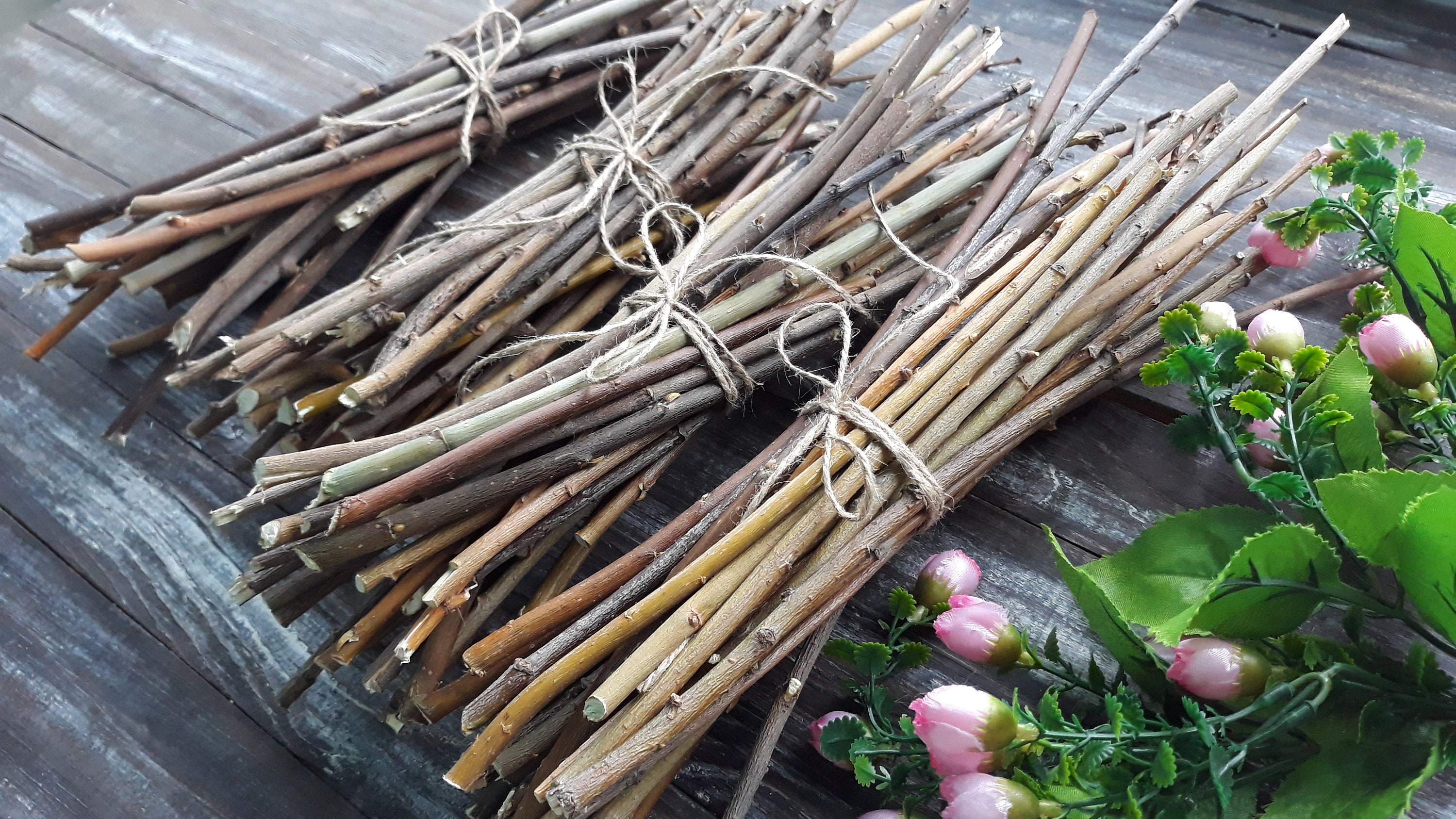 Sticks set of 30 pcs Rustic design photo props Tree twigs | Etsy