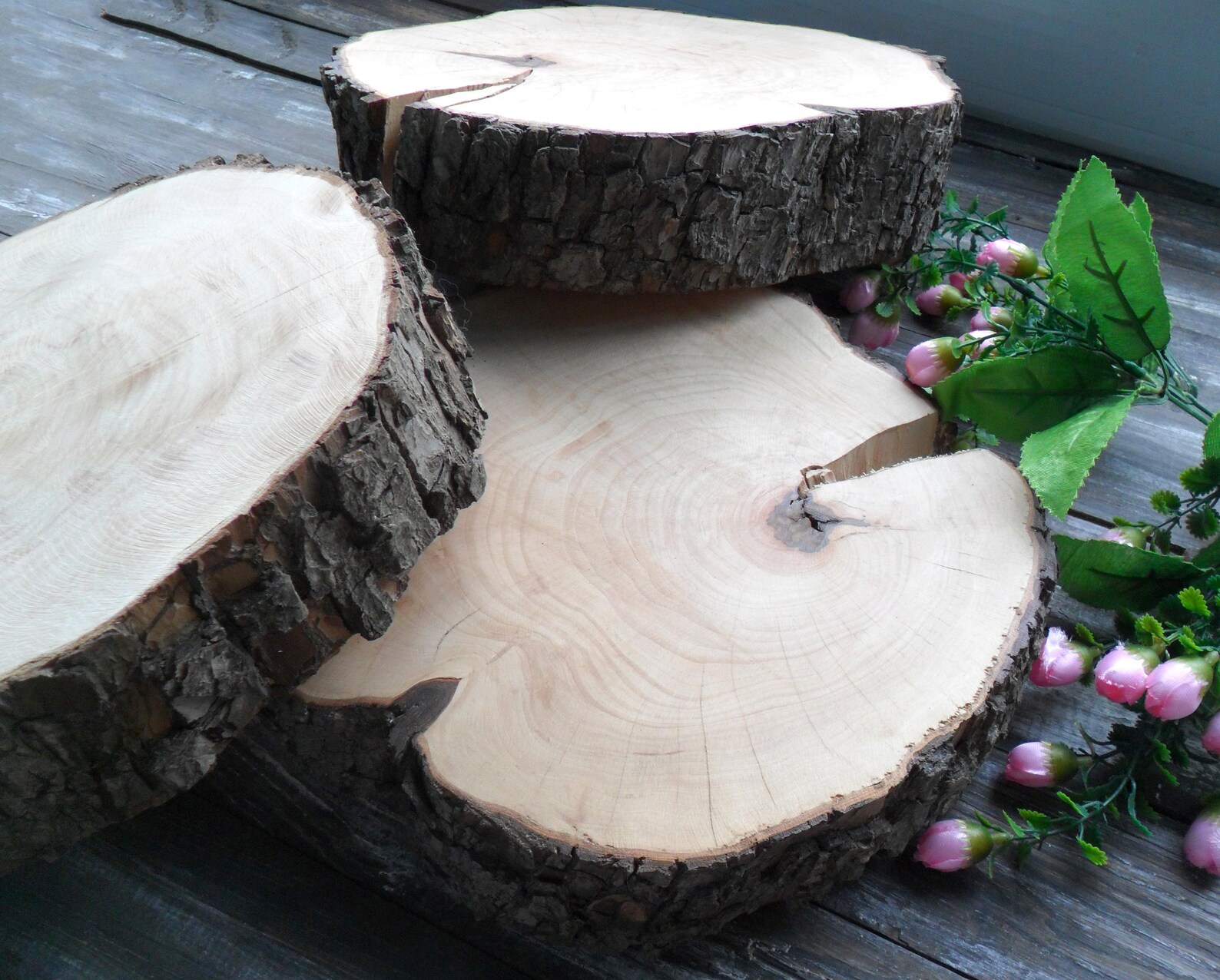10.63 Treated Wood Cookies Rustic Wood Slices Wood Round - Etsy UK