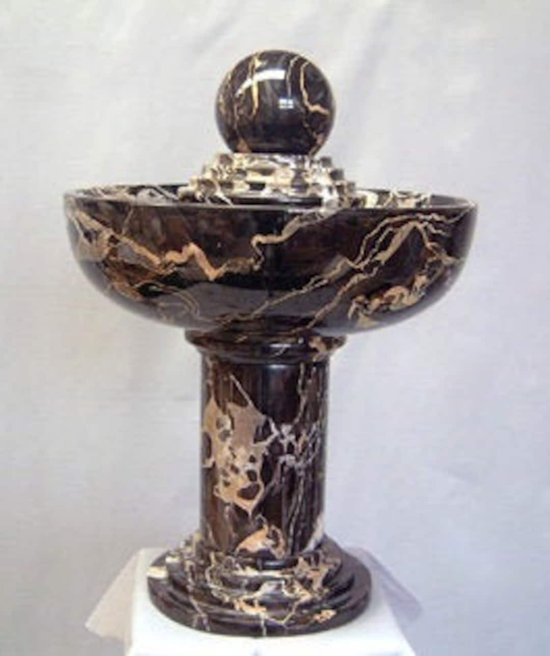 Portoro Black Marble Saturn Fountain - Etsy