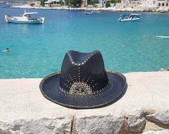 Greek Panama Hat | Etsy