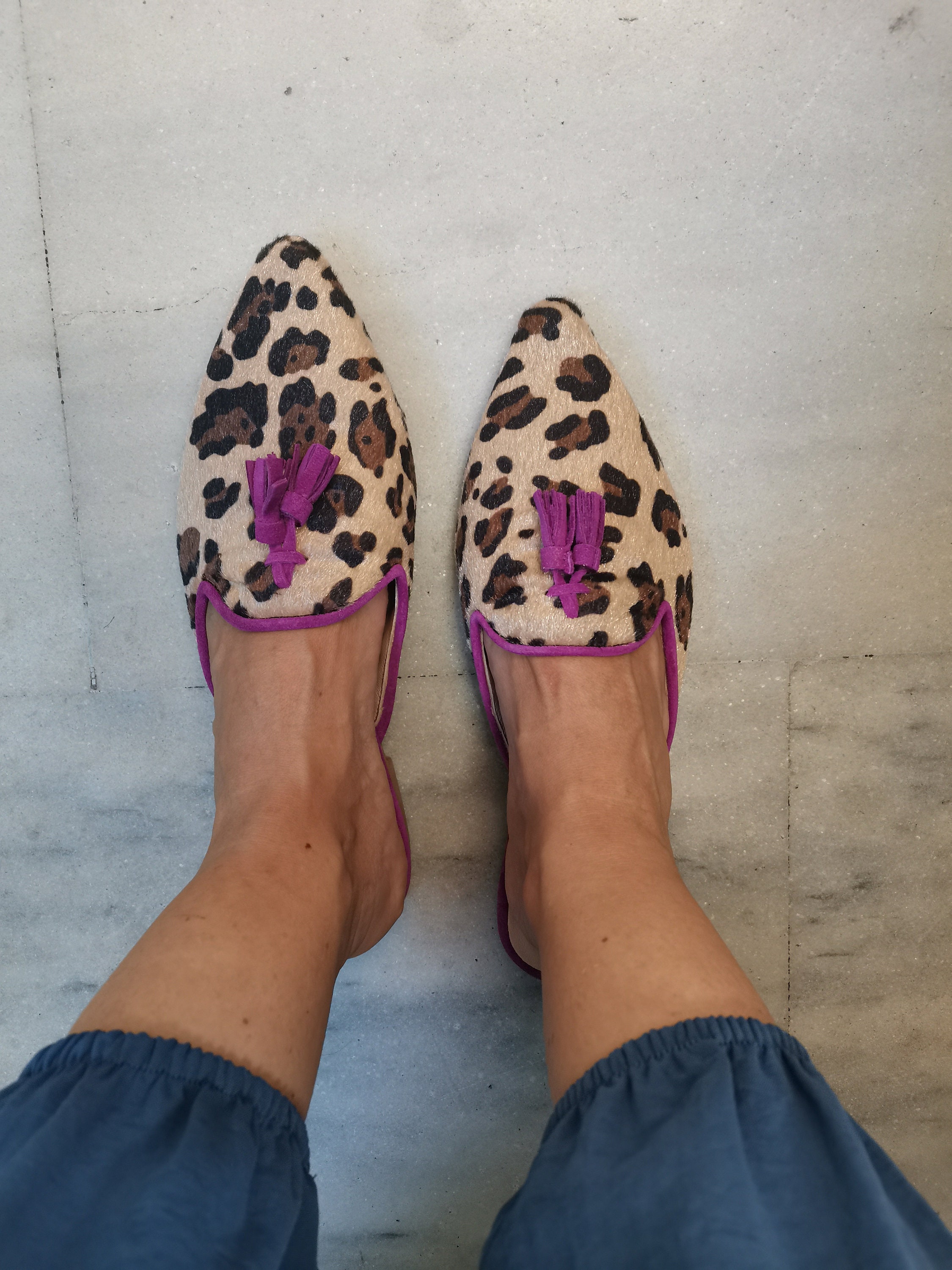 Mules, Animal Print, Ponyskin Mules, Leopard Shoes, Leather Shoes ...