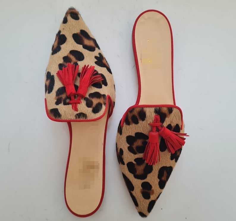 Mules, Animal Print, Ponyskin Mules, Leopard Shoes, Leather Shoes ...