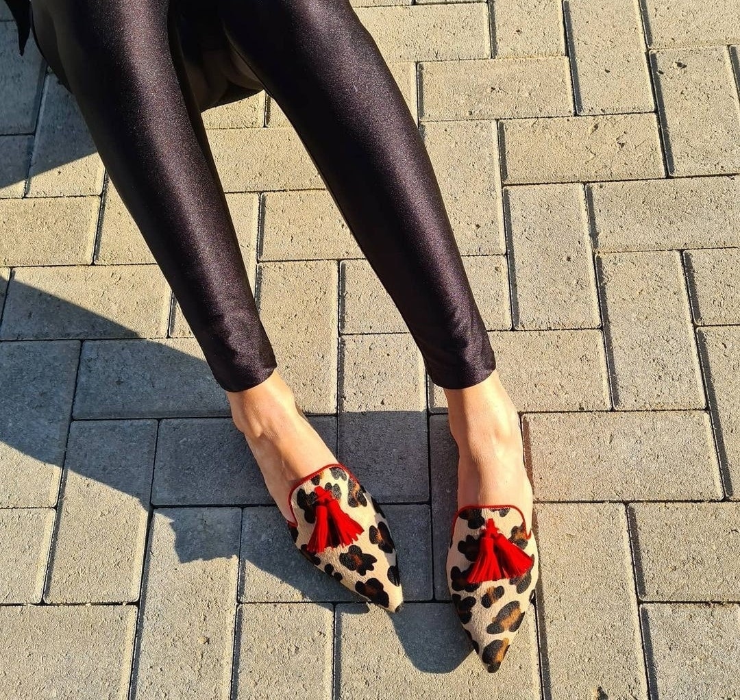 Mules, Animal Print, Ponyskin Mules, Leopard Shoes, Leather Shoes ...