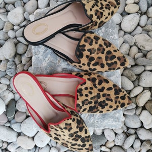 Mules, Animal Print, Ponyskin Mules, Leopard Shoes, Leather Shoes ...