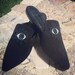Evileye Greek Leather Mules Evil Eye Shoes Suede Mules - Etsy