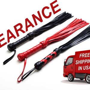 Leather Floggers Small Whips 30 Tails Martinet 19.7 in Handmade. - Etsy