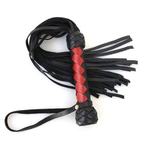 Leather Floggers Small Whips 30 Tails Martinet 19.7 in Handmade. - Etsy