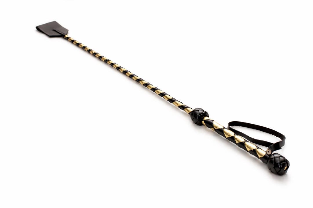 Braided Leather Riding Crop, 29 Inch Spanking Crop, Discipline Tool - Etsy