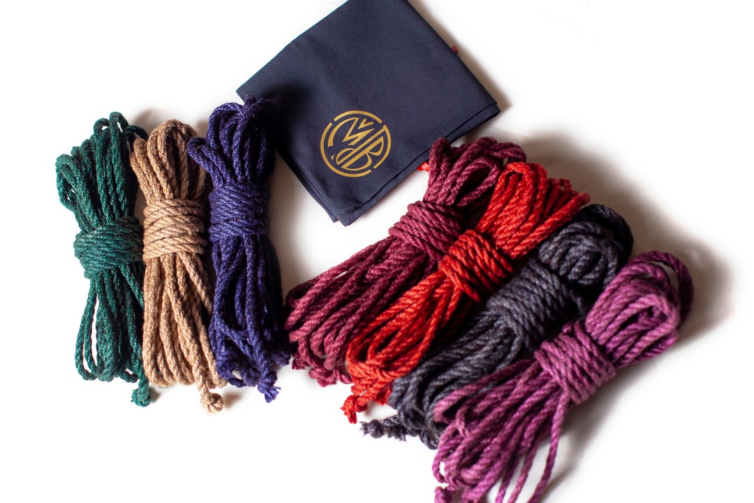 Shibari Jute Rope, Shibari Ropes Case, 6pcs 26ft (8m) 0,24in (6mm ...