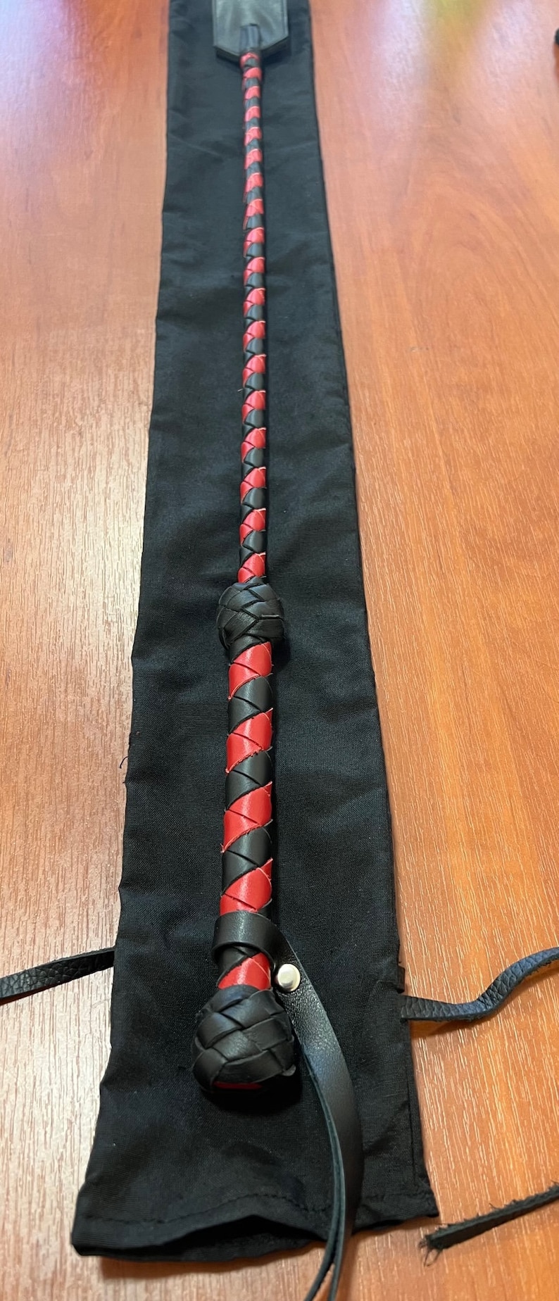 Leather Flogger Kit, Handmade Whips Set, Riding Crop, Real Leather ...