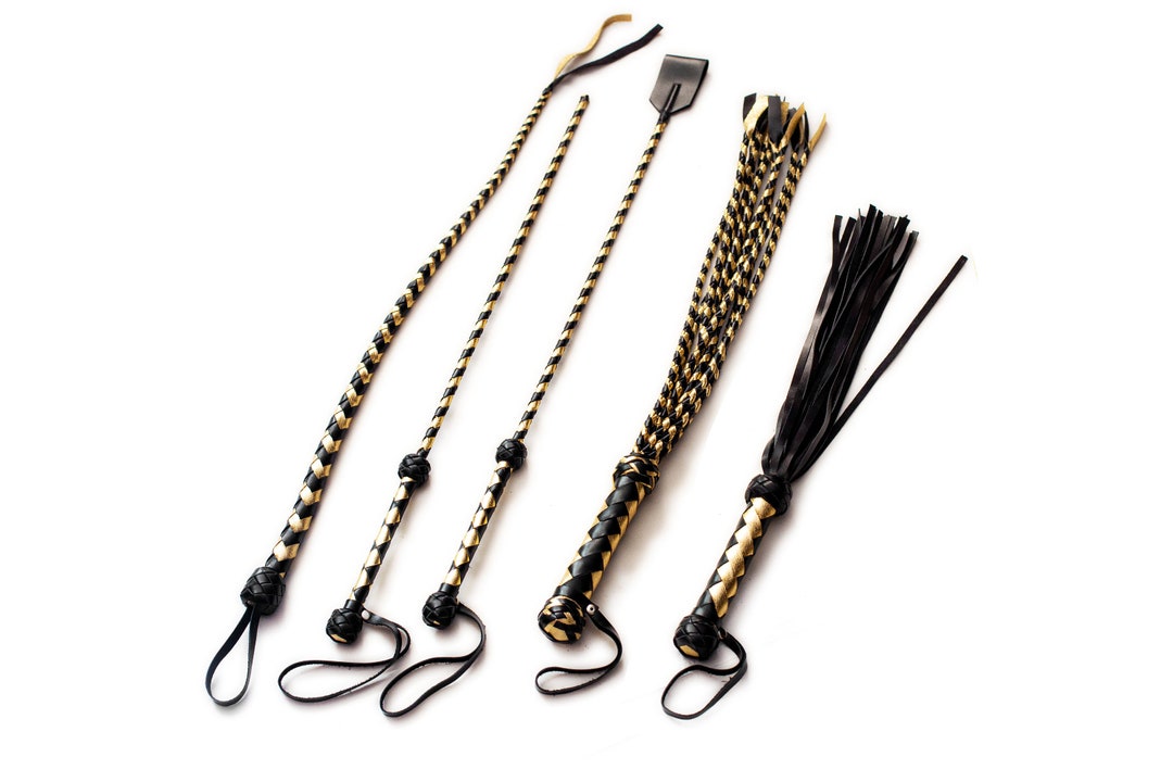 Flogger Kit, Bdsm Spanking Floggers Set, Whip, Riding Crop, Twig, Small ...