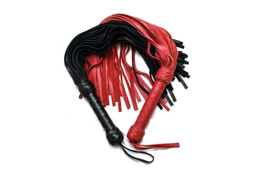 Leather Flogger, Handmade Multi Tail Whip, Discipline Spanking Tool ...