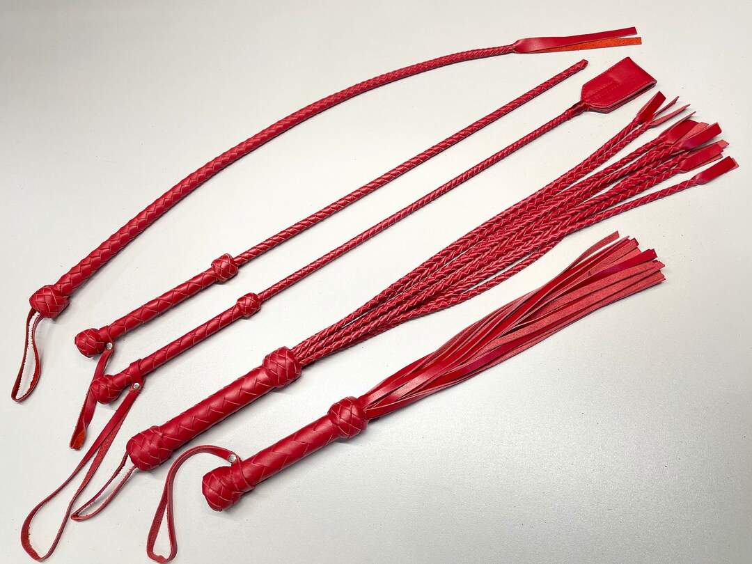 Leder Peitschen Kit handgemachte Werkzeuge, Echtes Leder Peitschen Set ...