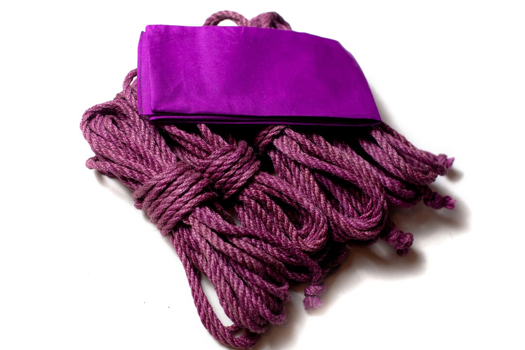 Shibari Rope Kit , Jute Rope Case 4pcs, 26.25ft 0.24in, Handmade ...