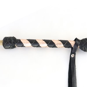 Spankings Bamboo Cane Equestrian Whips Braided Cane Wrapped Bamboo ...