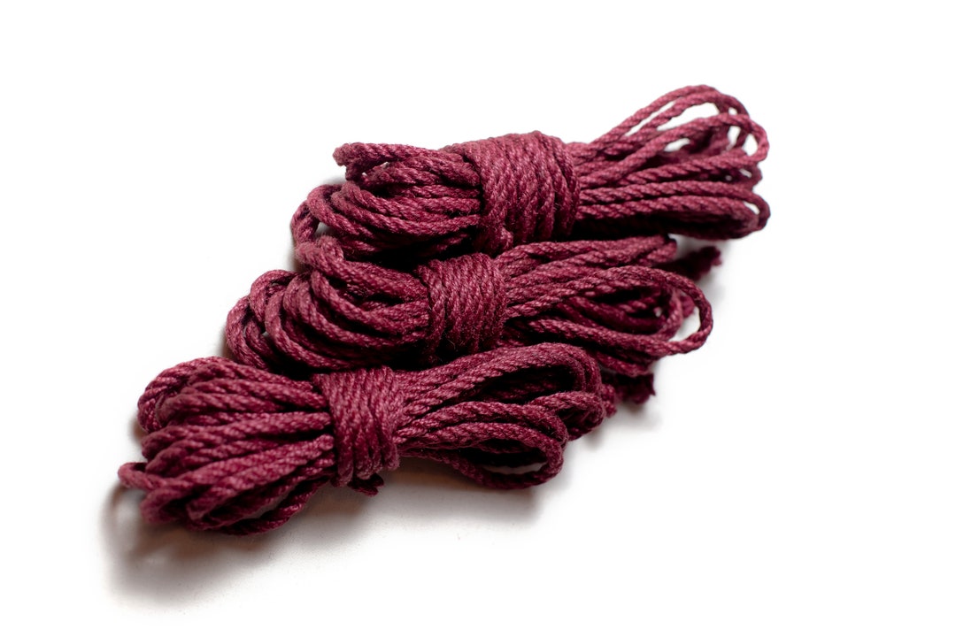 Shibari Jute Rope, Shibari Handmade Ropes, 26.25ft 0.24in, 8m 6mm Jute ...