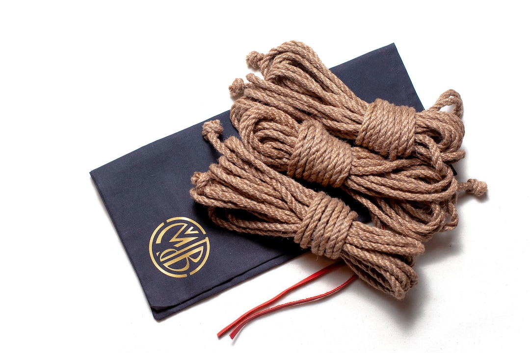 Shibari Jute Rope, Case Jute Ropes 3 Pcs 26.25ft 0.24in, Bdsm Rope ...