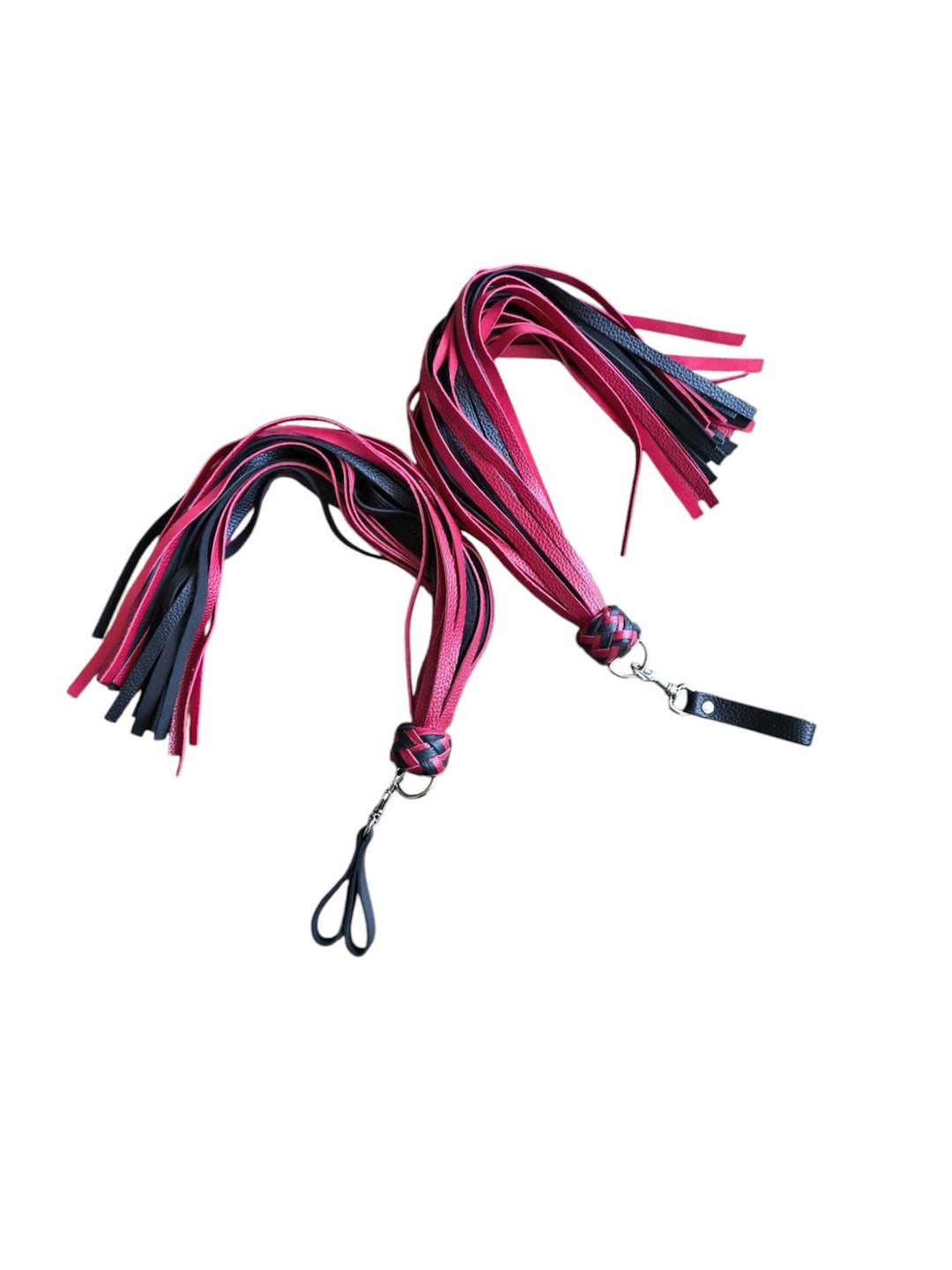 Leather Flog, Florentine Flogger Kit , Spanking Floggers 30 Tails 27in ...