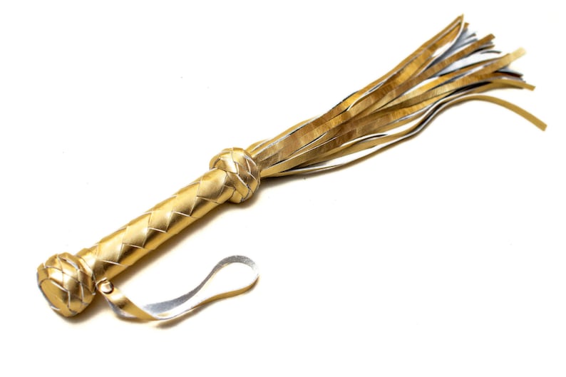 Flog BDSM Leather Flogger Martinet Small Whip 13.8'' - Etsy