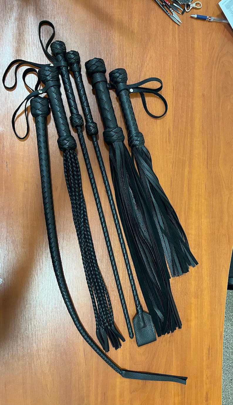 Leather Flogger Kit Handmade. - Etsy