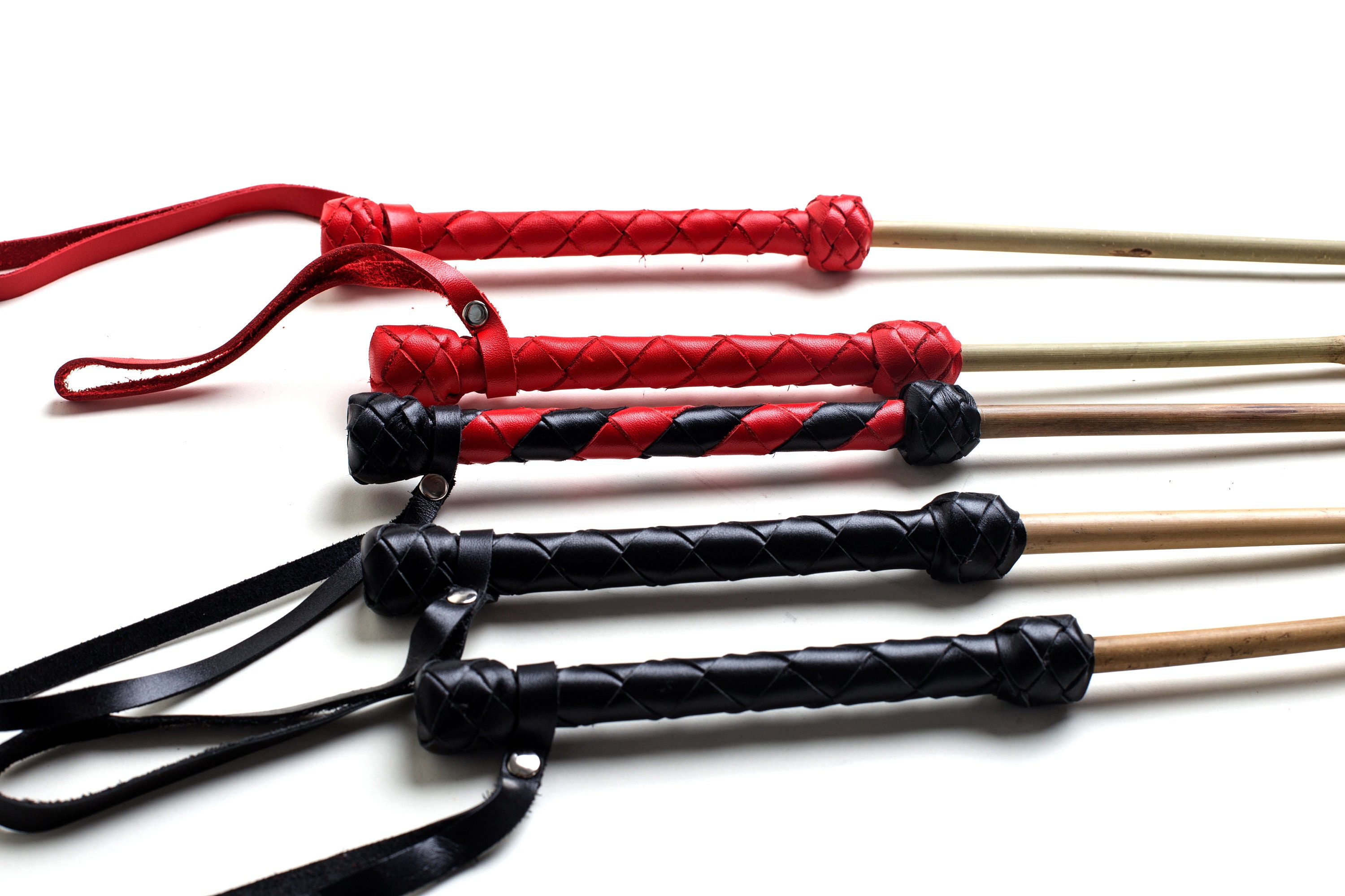 Bdsm Cane, Spanking Bamboo Cane, Leather Riding Crop, Handmade Tools ...