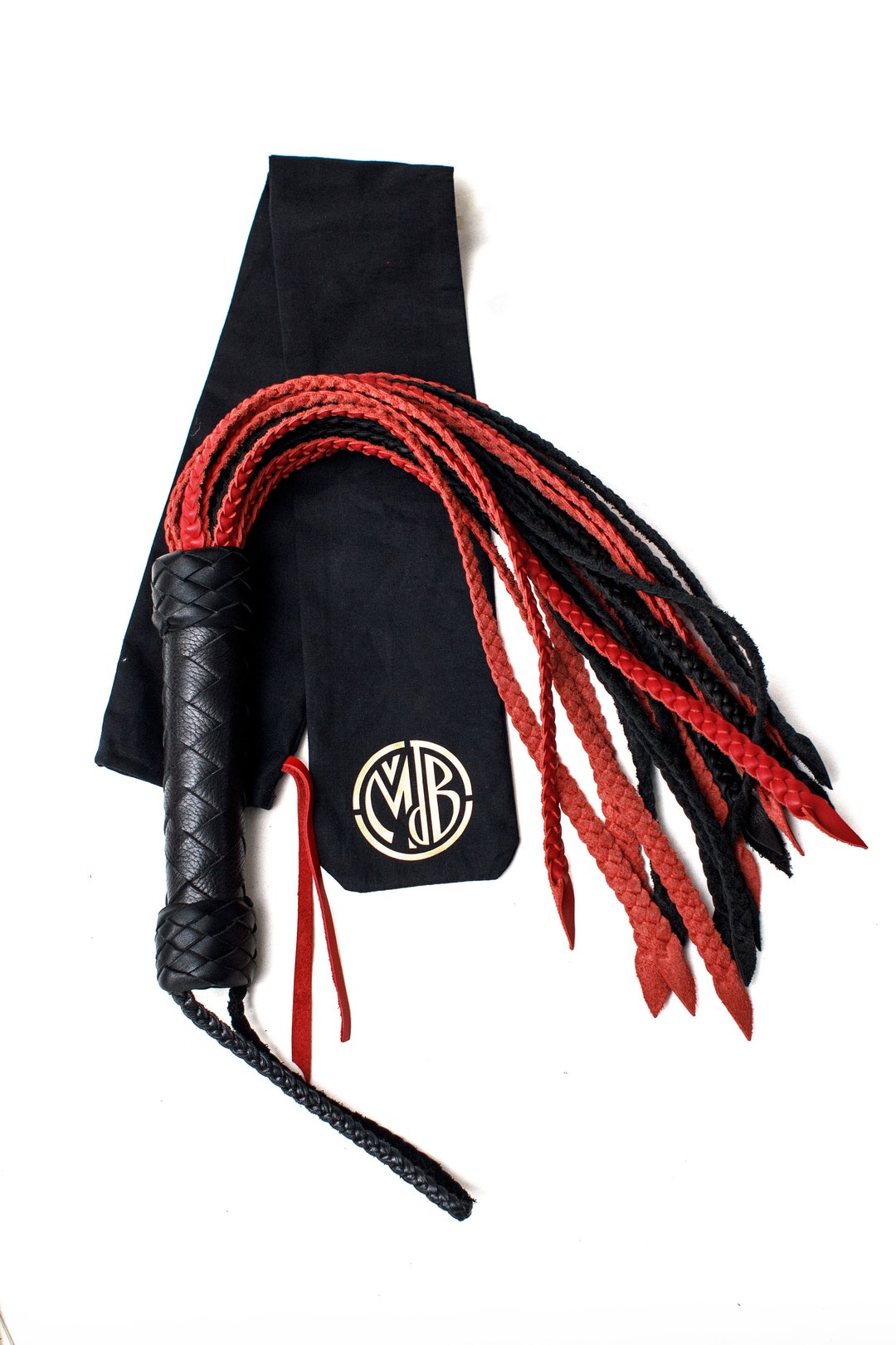 Braided Flog, Real Leather Flogger, Handmade. - Etsy