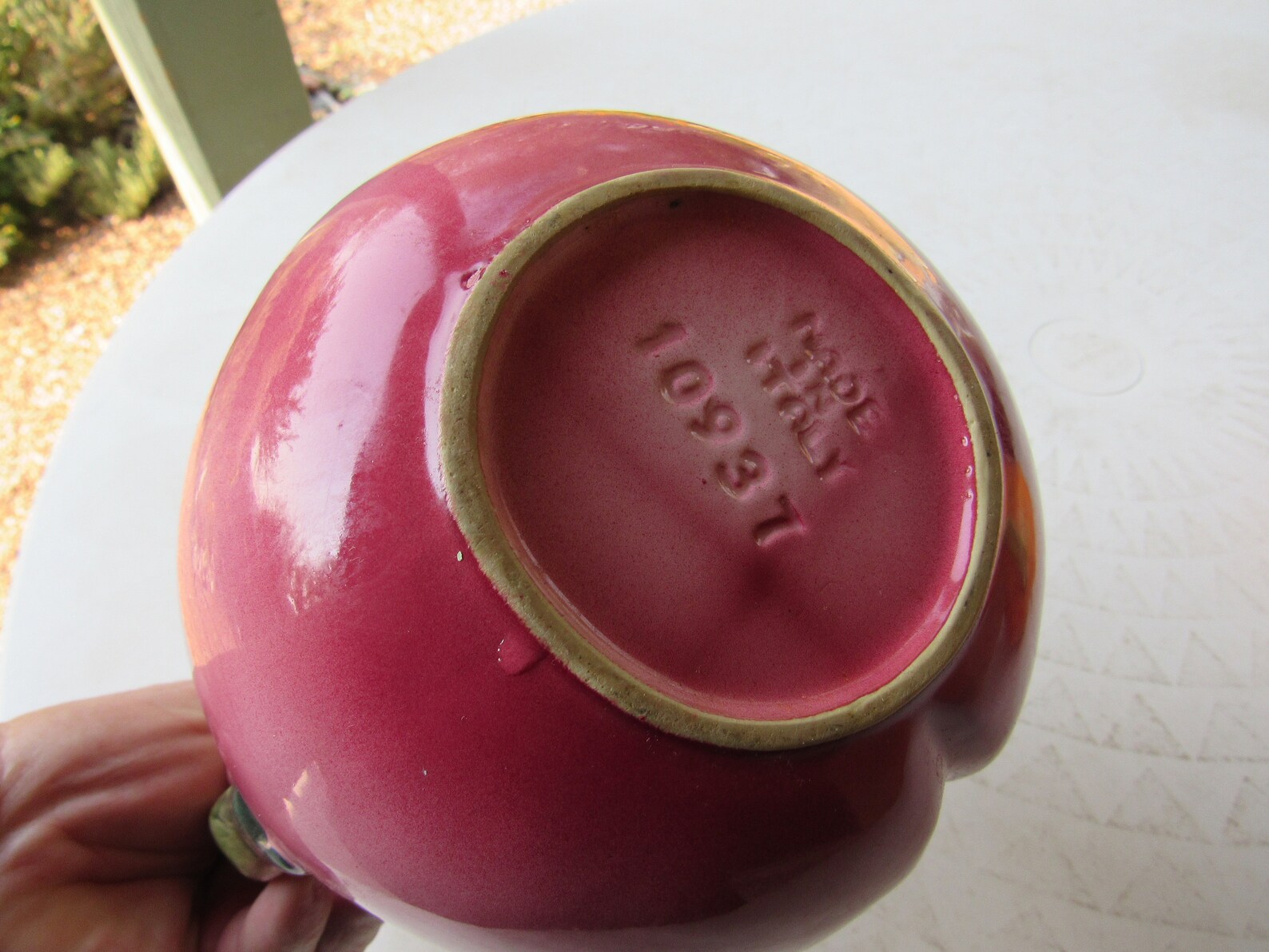 Vintage Handmade Italian Apple Pitcher Arcoroc | Etsy